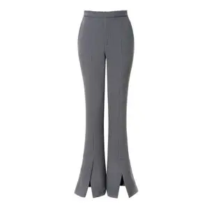 AGGI BY HALEWSKI Monica Baltic Flared Pants - Grey