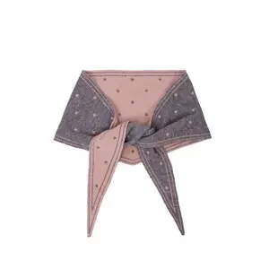 Saachi Polka Dot Triangle Scarf - Grey