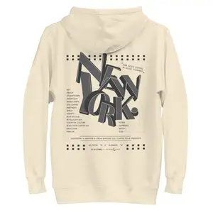 ANCHOR & CREW X Gustatory New York Coffee Scene Embroidered Hoodie - Brown