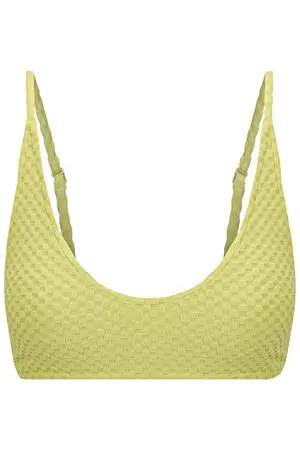 FLOATING SWIM Katakolon Top Avocado Mosaic Terry - Green