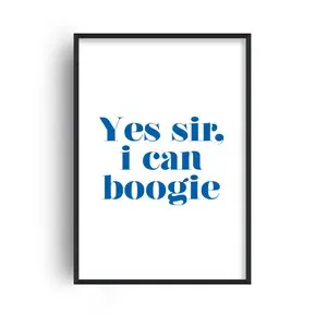FANCLUB Yes Sir I Can Boogie Print - Blue