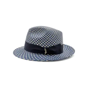 DORIA 1905 Panama Combinado Drop Hat - Blue