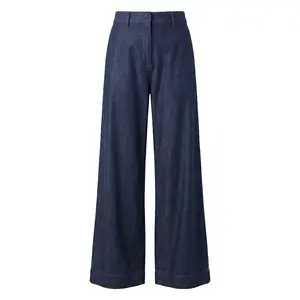 Adrift Clothing Marin Chambray Pant In Dark Wash - Blue