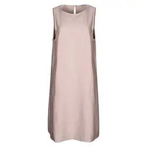 OH!ZUZA NIGHT&DAY Neutrals Echo Viscose Midi Dress With Pockets – Light - Beige