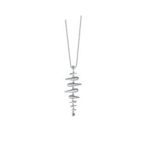 LUCY QUARTERMAINE Shard Pendant Necklace - Silver