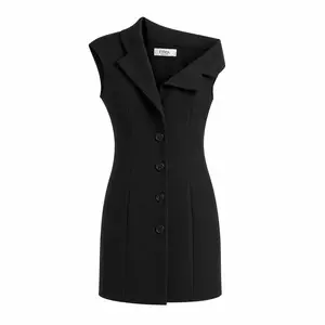 THE ETHOS STUDIO Lilith Mini Dress - Black