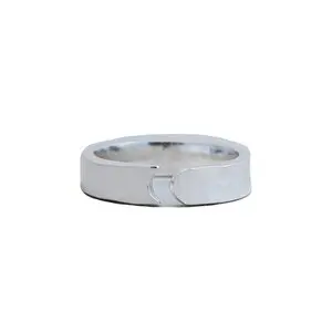 KATE KOEL Open Bold Stacking Ring - Silver