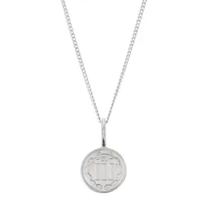 KATIE MULLALLY American Coin & Chain In Sterling - Silver