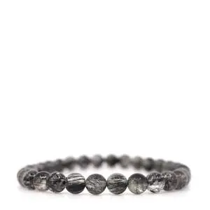 Shar Oke Black Rutilated Quartz Bracelet - Blue