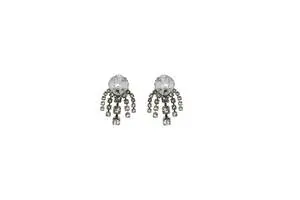 VICKISARGE Neutrals / The Clear Sparkler In Platinum - Silver