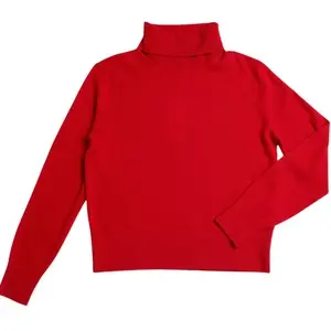 PORRIDGE KNITWEAR Cashmere Anne Poloneck - Red