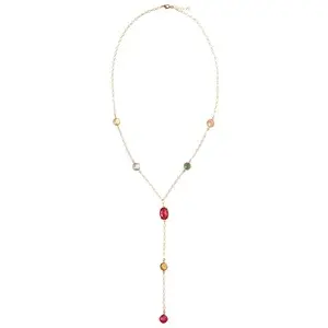 LYA SOUL JEWELRY Freya Lariat Necklace - Gold
