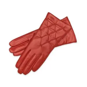 1861 GLOVE MANUFACTORY Firenze Nappa Leather Gloves - Red
