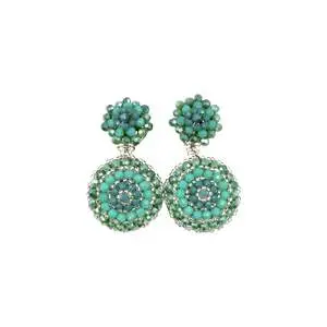 Fairchild Baldwin Amelia Soft Aqua Earrings - Blue