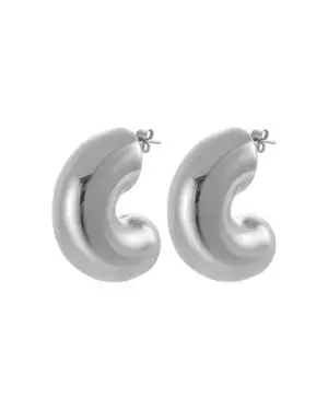 KYBELE STUDIO Chunky Hoops - Silver