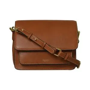 BELSAC Olga Cognac Leather Crossbody - Brown