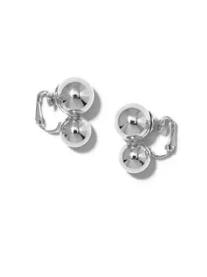 JAREDJAMIN Uptown Orbita Clip On Earrings - Silver