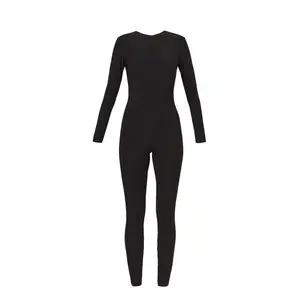 LIA ARAM Long-sleeved Jumpsuit - Black