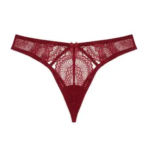 JOURNELLE Natalia String Thong Bordeaux Red
