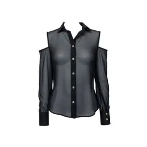 CHIARELLA Free Blouse- Sheer - Black