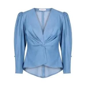 M SETTE PARIS Voltaire Cotton Chambray Shirt