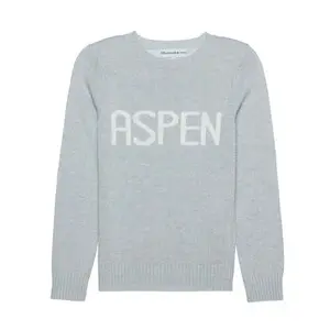ELLSWORTH + IVEY Aspen Crewneck Sweater - Grey