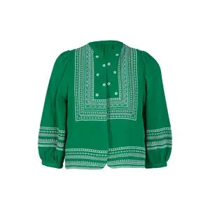 ROSE & NANCY Florence Cotton Jacket - Green