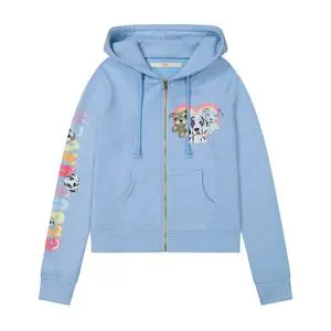 CLOUD HAVEN Big Heart Signature Hoodie - Blue