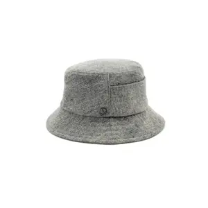 DORIA 1905 Raw Washed Denim Bucket Hat - Grey