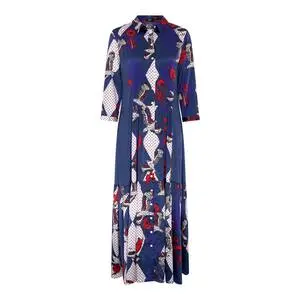 JESSICA RUSSELL FLINT Maxi Shirt Dress Eagle Fields