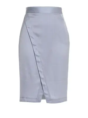 HELENE GALWAS Berta Silver Wrap Skirt - Grey/silver