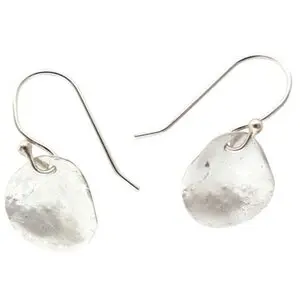KAREN HALLAM Dangly Agnes Earrings - Silver