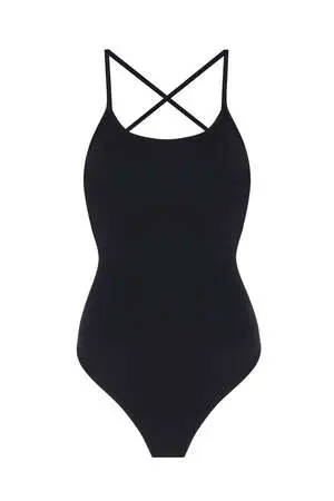 YORSTRULY Racer Swimsuit - Black