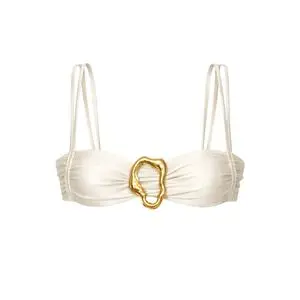 IVY SWIMWEAR Neutrals Selene In Cream Top - White