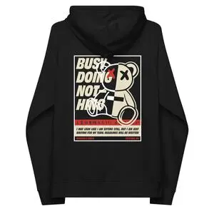 ANCHOR & CREW Four Busy Doing Nothing Editions Organic Cotton Hoodie - Black