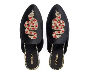 Fuchsia Shoes Pull On Mules Clogs For Women
