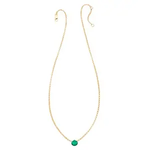 HEATHER HAWKINS 14k Gold-filled Gemstone Necklace - Green