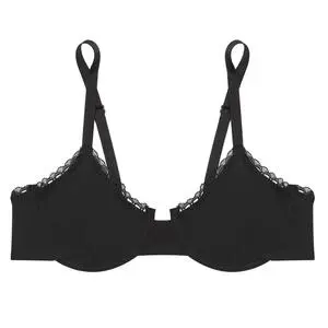 VERDANT INTIMATES Modal Air Demi Bra - Black