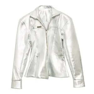 PALOMA LIRA Space Leather Jacket - Silver