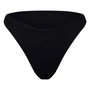 BLAKE SWIMWEAR Mid Bikini Bottom - Black