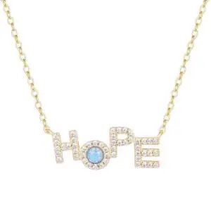 KAMARIA Hope Opal Necklace - Gold