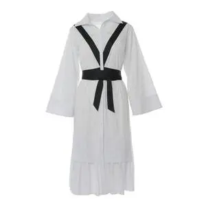 LARISA DRAGNA Shido Dress - White