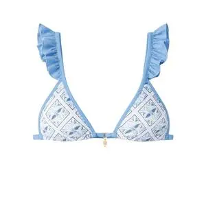 IVY SWIMWEAR Alessia In Azzurro Bikini Top - Blue