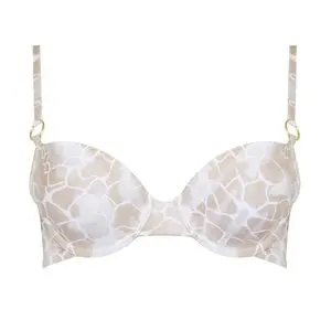 SOPHIA ALEXIA Neutrals Sand Pebbles Fiji Bralette Bikini Top - Yellow