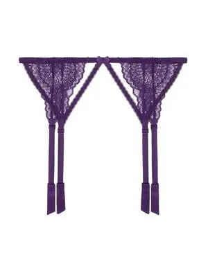 JOURNELLE Natalia Suspender Belt Violette - Purple