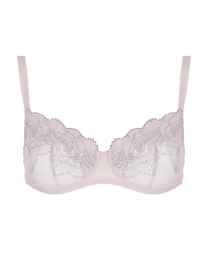BONBON LINGERIE Neutrals Hope Underwired Bra - Gray/pink