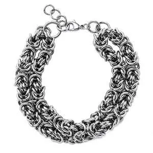 KIREI Torque Chain Bracelet – Stainless Steel - Silver