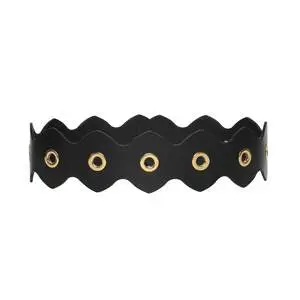 HAUTE CUIR Lume Waist Leather Belt - Black
