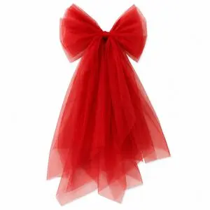 Miro Misljen Headband Wedding With Veil One Size - Red