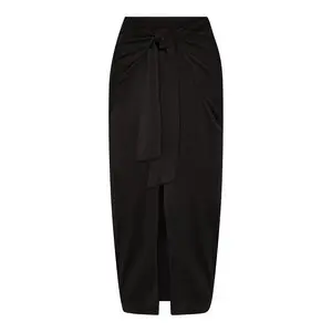 THE SUMMER EDIT Talya Hammered Silk Skirt